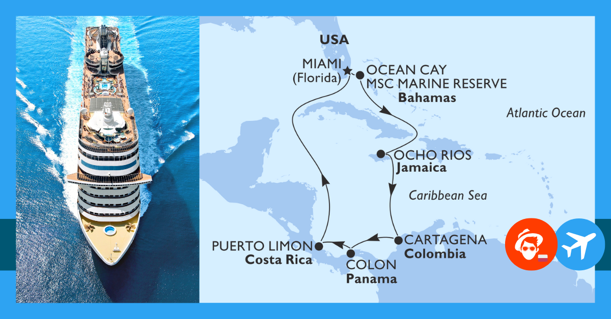 Rejs Karaibska Przygoda z Kolumbią i Panamą z polskim pilotem - MSC ...